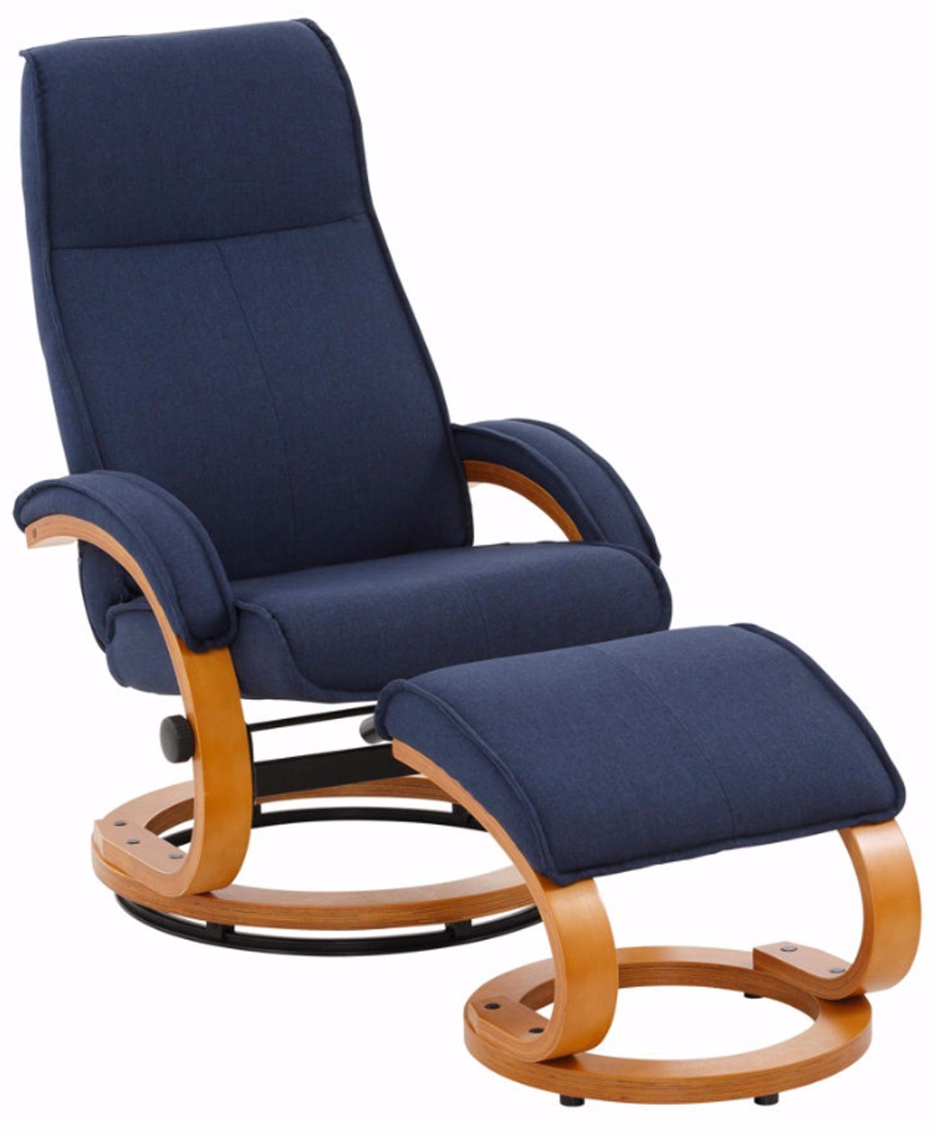 loft24 Relaxsessel (Set, Set, 2-St., bestehend aus Sessel und Hocker)