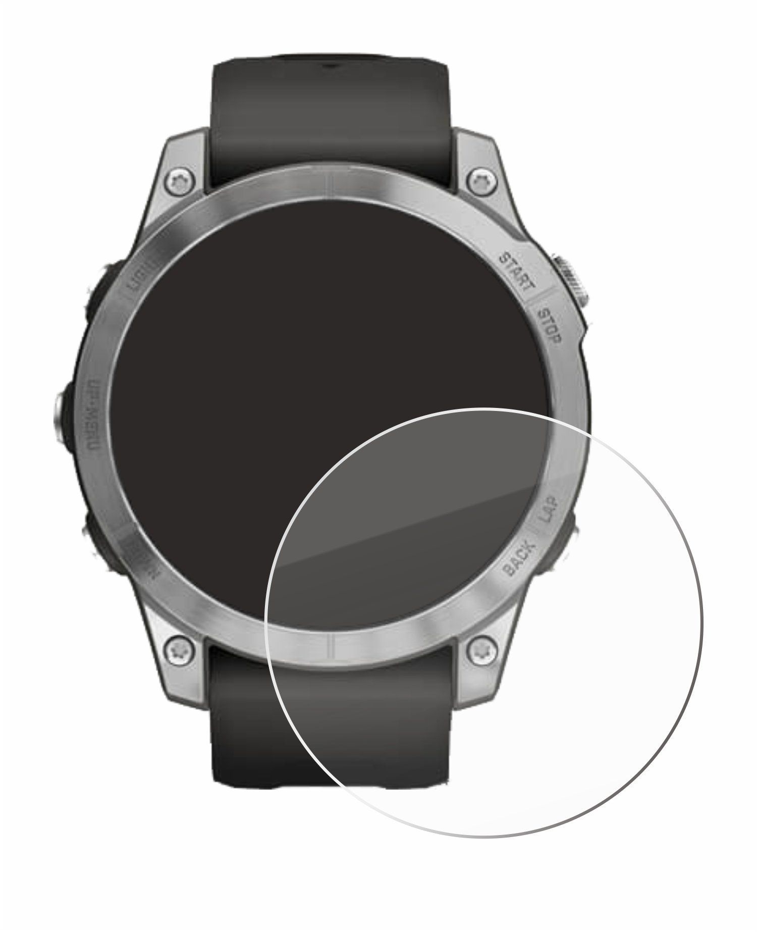 Savvies Panzerglas Für Garmin Fenix 7 47 Mm Displayschutzglas