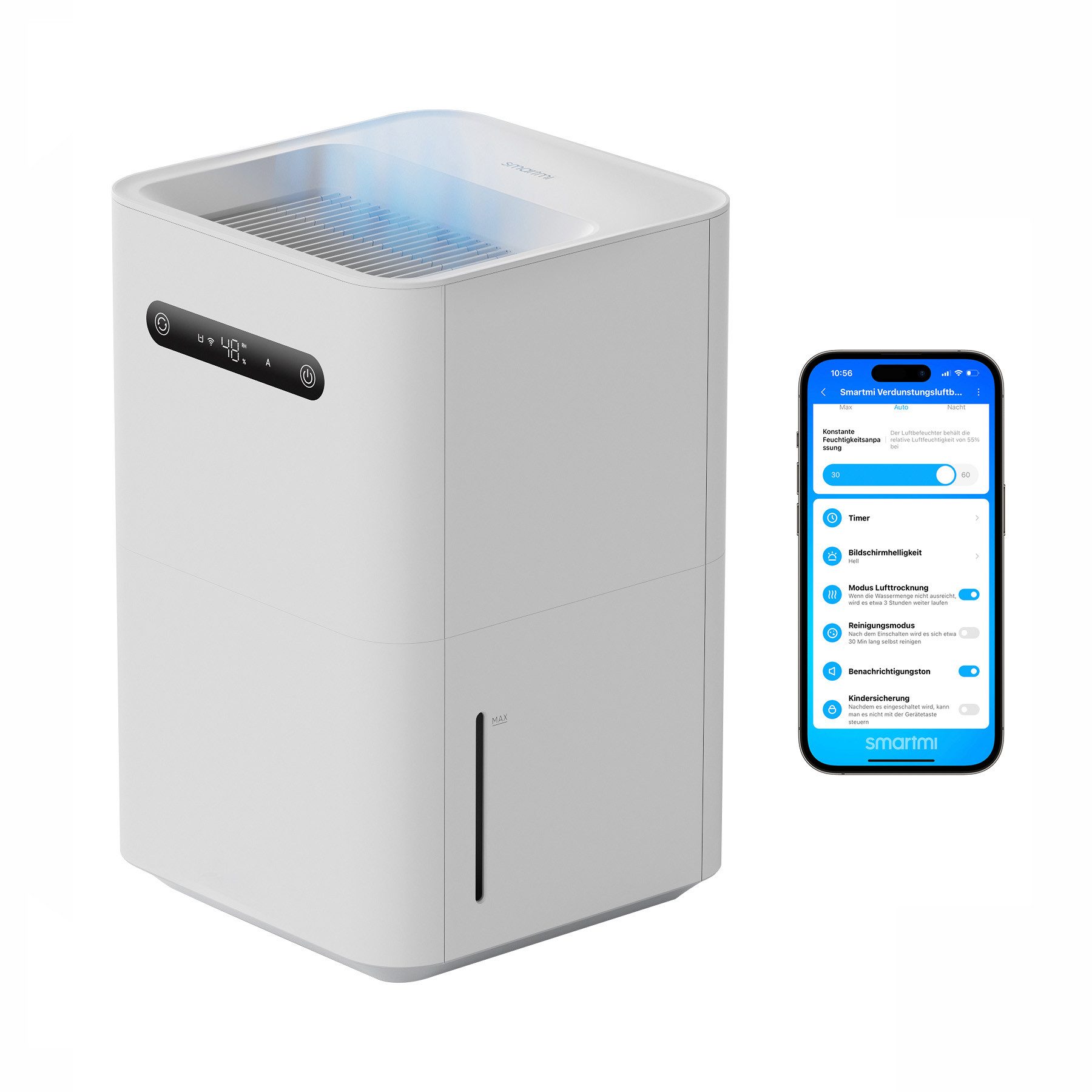 Smartmi Luftbefeuchter 3 Raumbefeuchter Hygienische Kaltverdunstung
