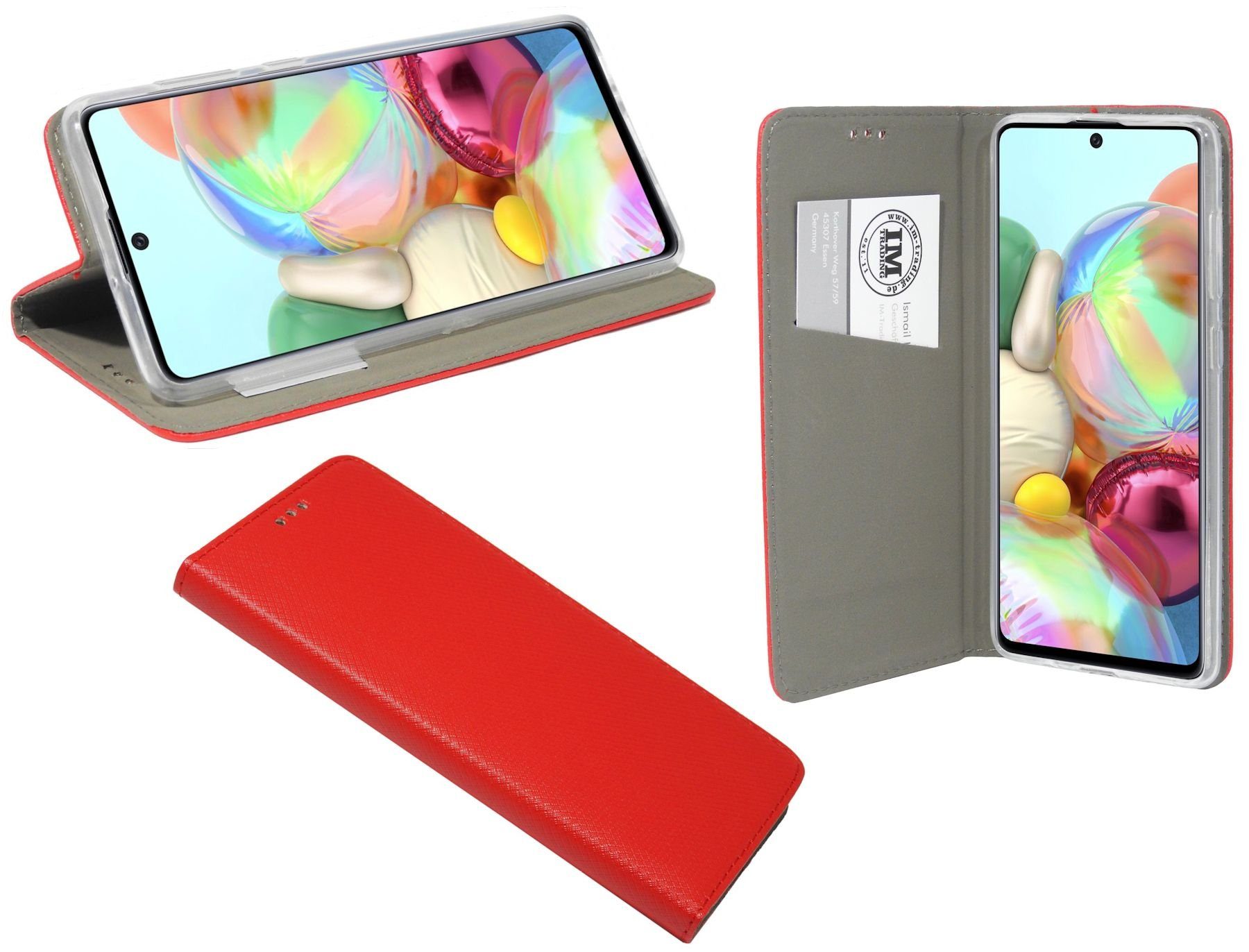 Cofi1453 Handyhülle Hülle Tasche Für Samsung Galaxy A71 Kunstleder