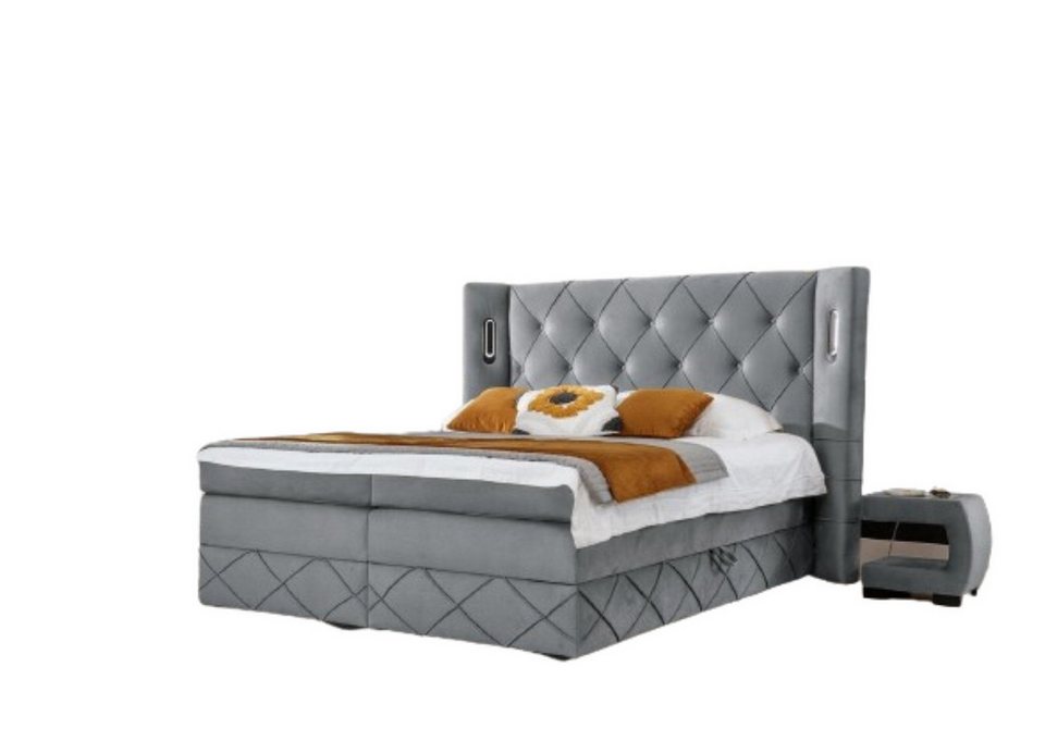 Jvmoebel Schlafzimmer Set Schlafzimmer Set Bett 2x Nachttisch Modern