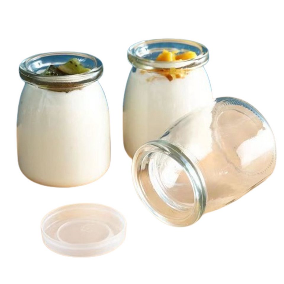 Felixleo Vorratsdose 2 Set 200ml Dessertgläser Mit Deckel Und 2er