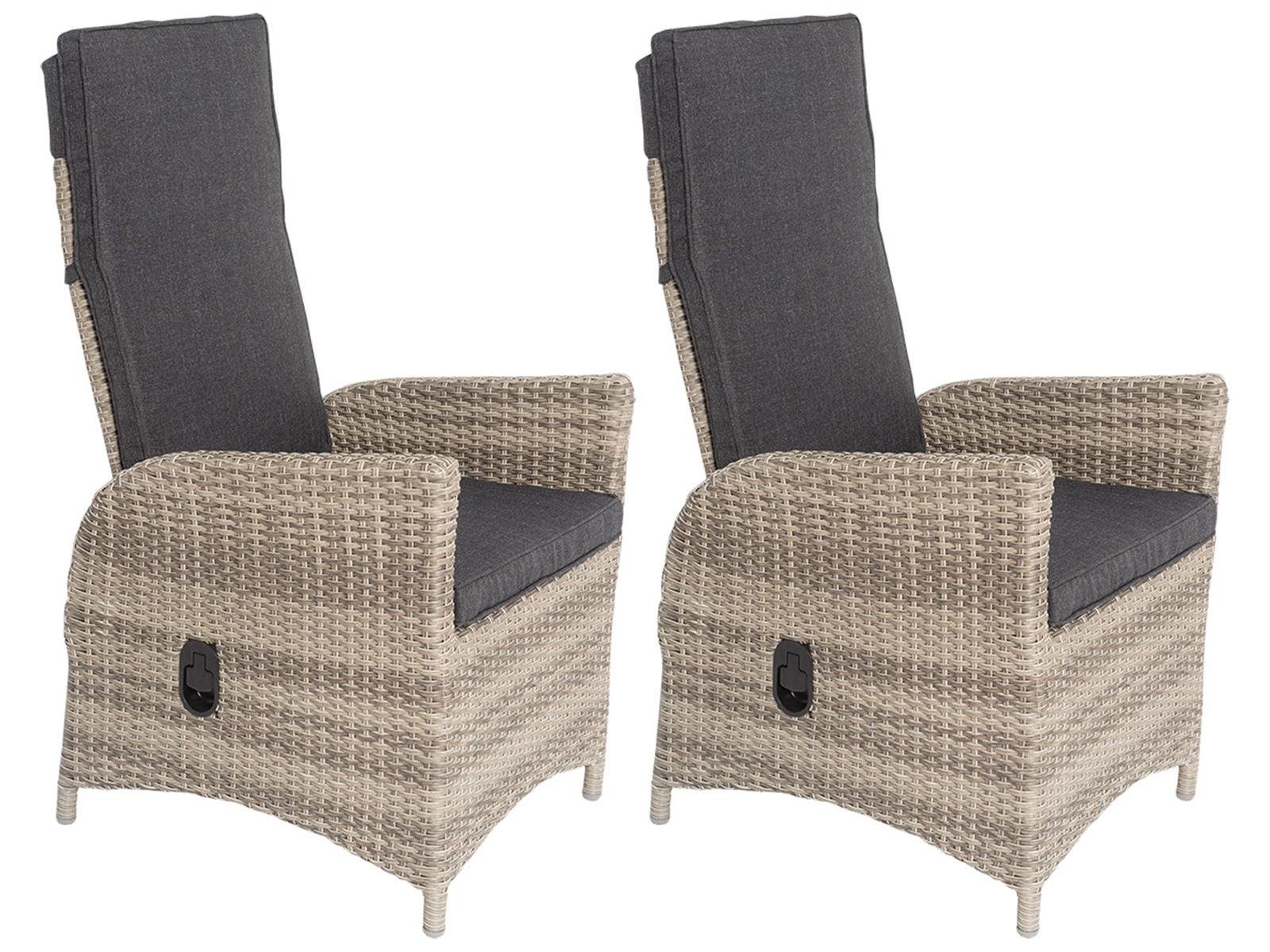 Bellavista Homeandgarden® Gartensessel Sessel Rho 2er Set Set 2 St