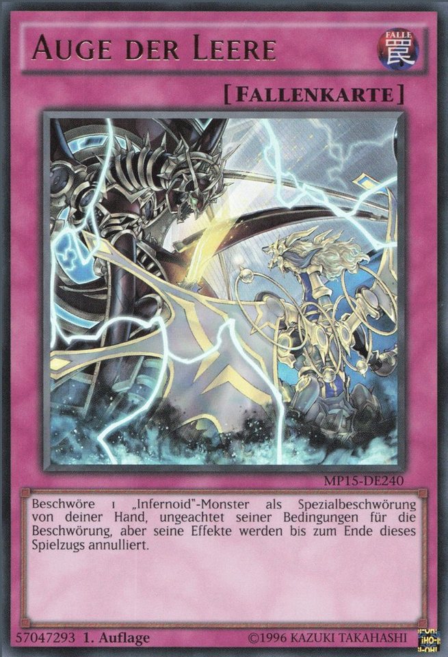 Recollectibles Sammelkarte Yugioh Karte Auge Der Leere Deutsch Yu Gi