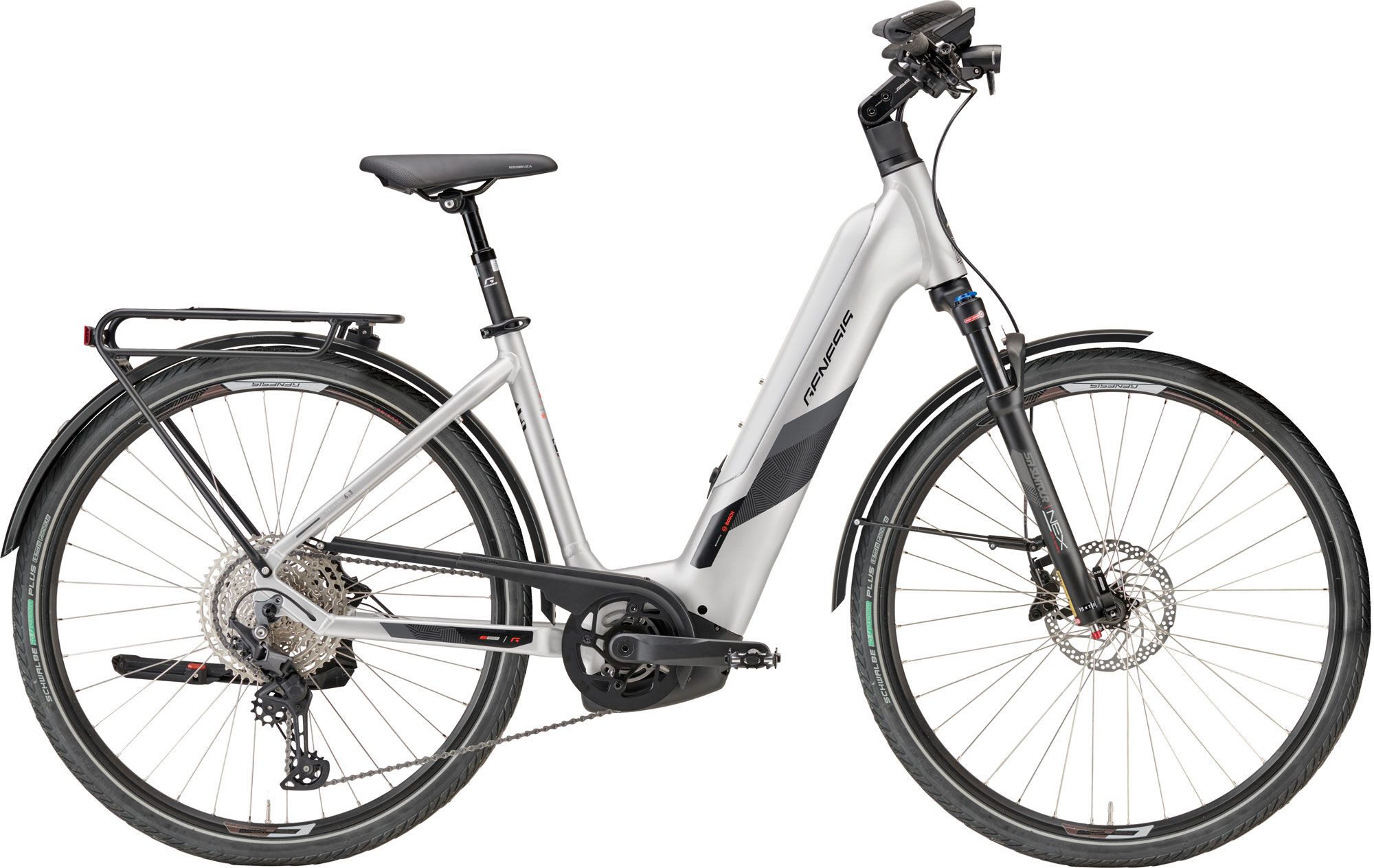 GENESIS E-Bike Genesis E-Touring 4.3 US LIGHT SILVER MATT, Elektrofahrrad