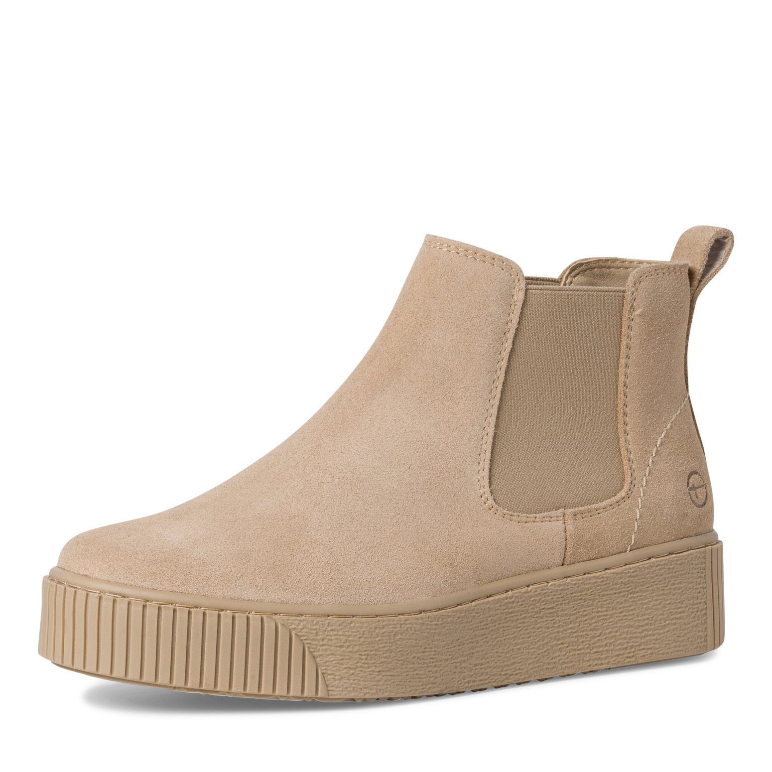 Beige Boots Damen