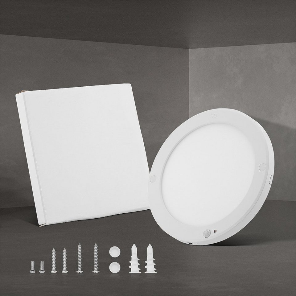 Letgospt Deckenleuchte 18w Ultraslim Led Panel Deckenlampe Mit