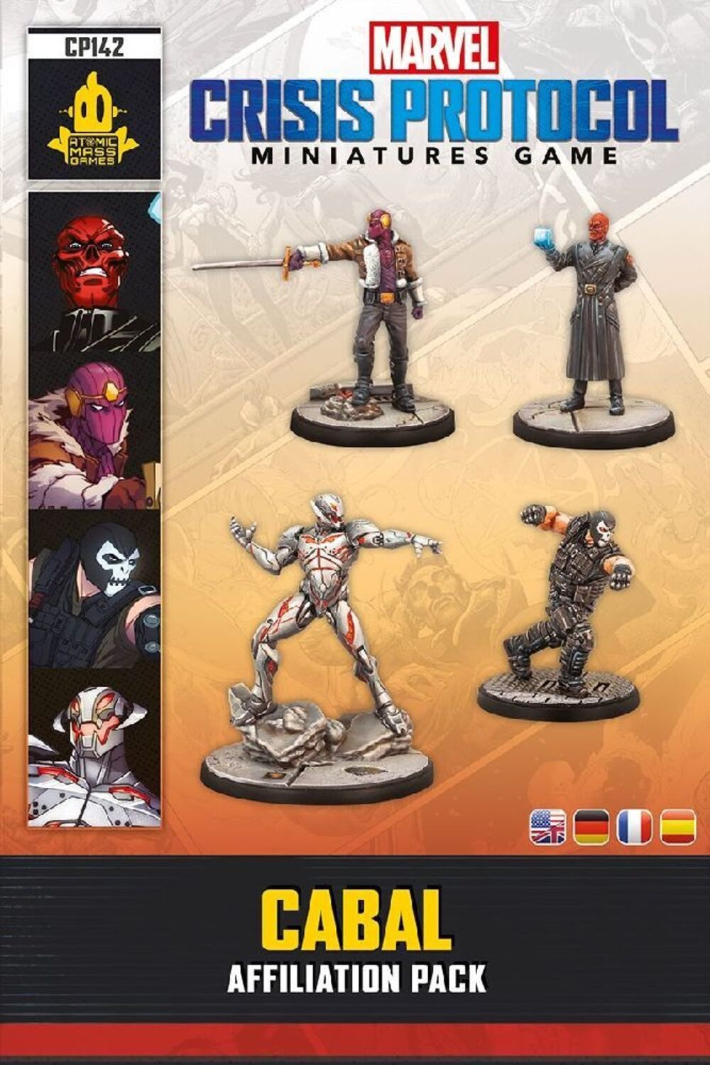 Atomic Mass Games Spiel, Marvel: Crisis Protocol Cabal Affiliation Pack, EAN/ISBN: 0841333122652