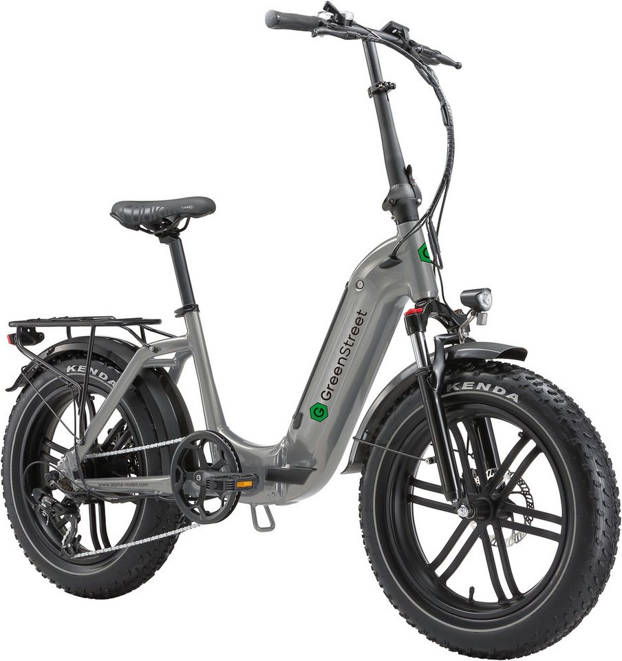 Greenstreet E Bike Tiefeinsteiger Klapprad Gs5 7 Gang Shimano