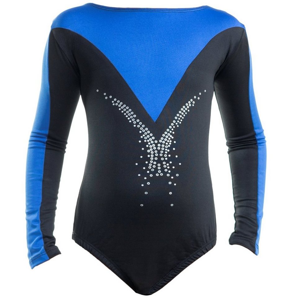 Siegertreppchen Sporthose Turnanzug Für Mädchen Blau Schwarz Größe