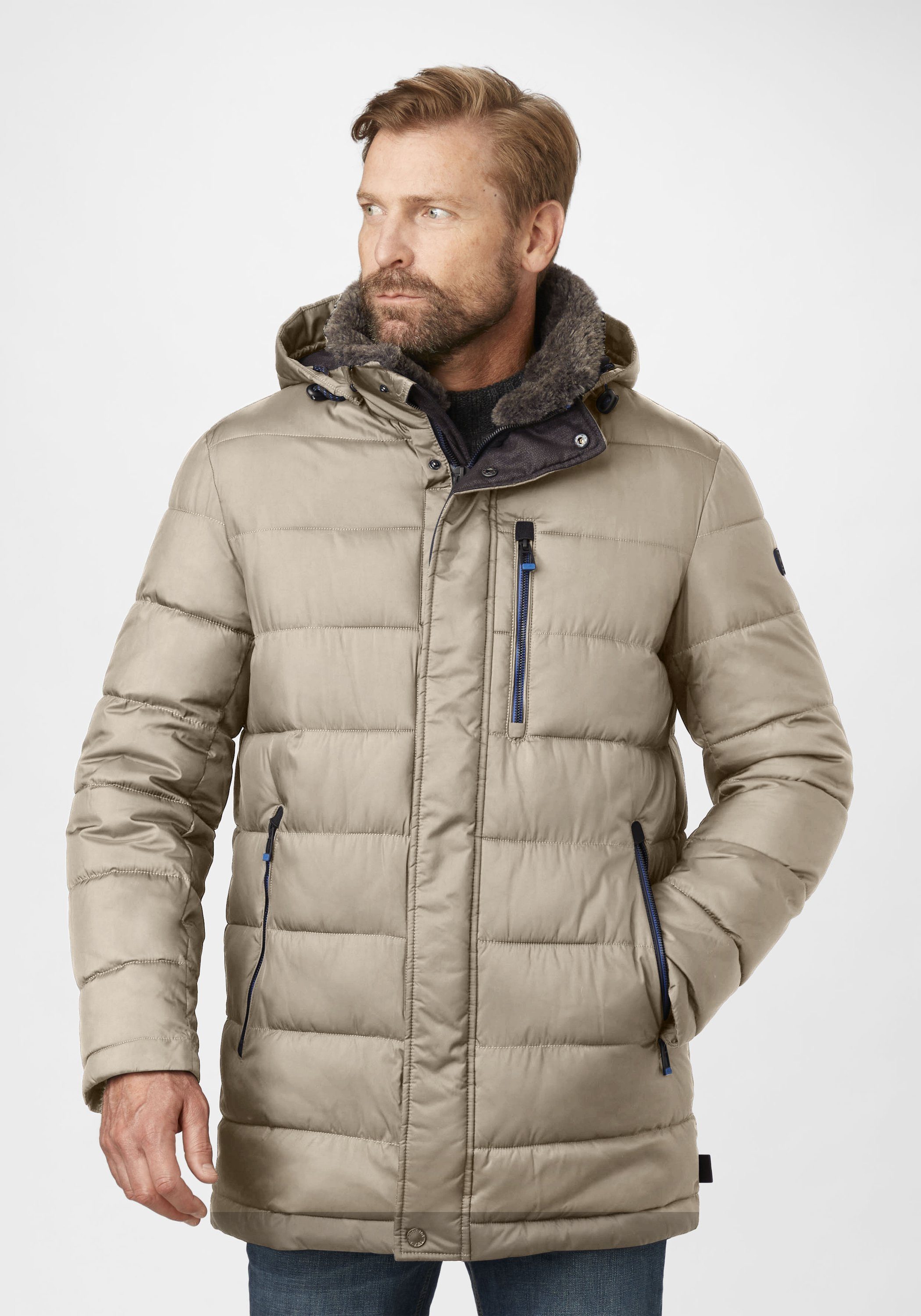 Redpoint Parka RAFFY Gesteppter Outdoor-Parka mit abnehmbarer Kapuze