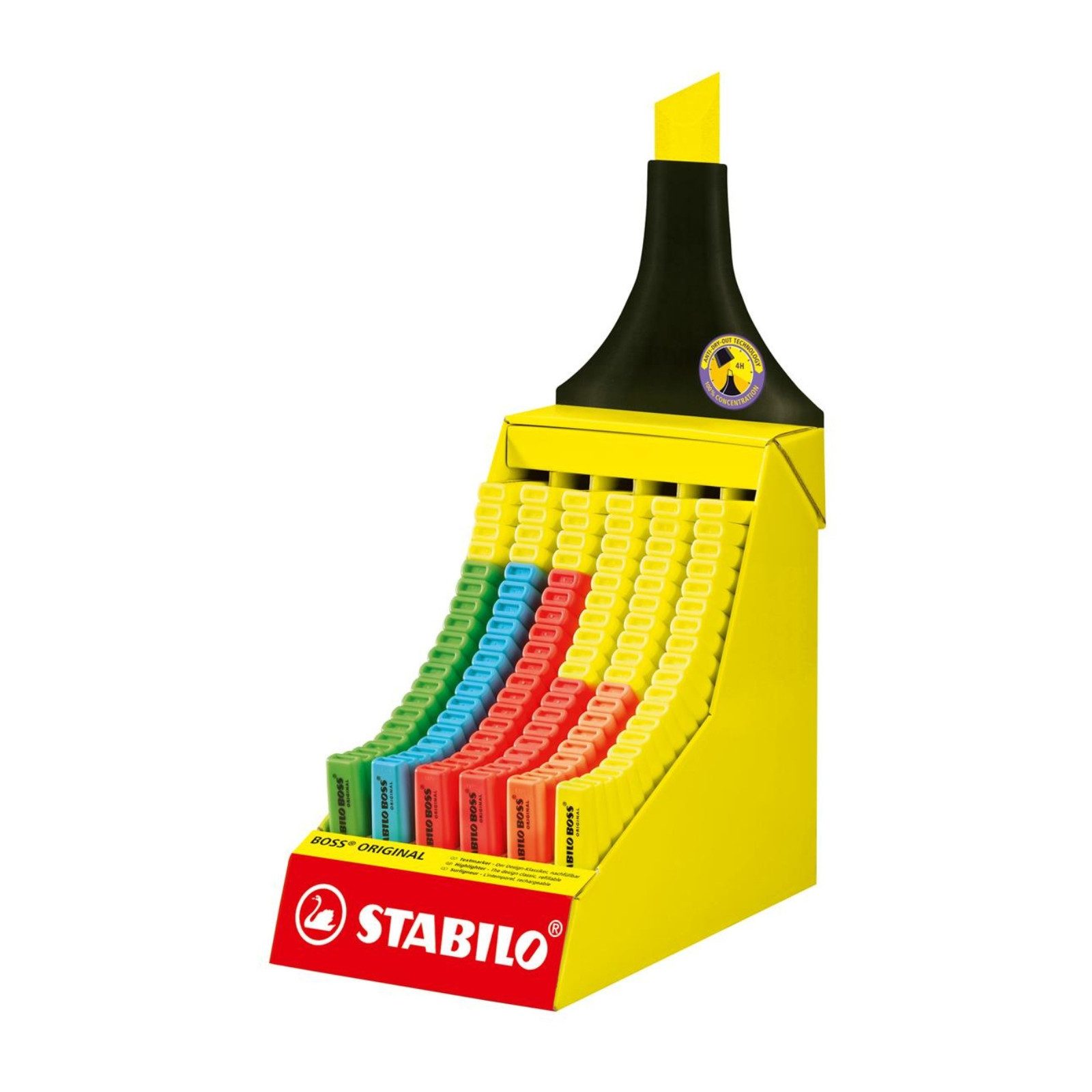 STABILO Marker STABILO BOSS ORIGINAL Textmarker - Display - 120 Teile