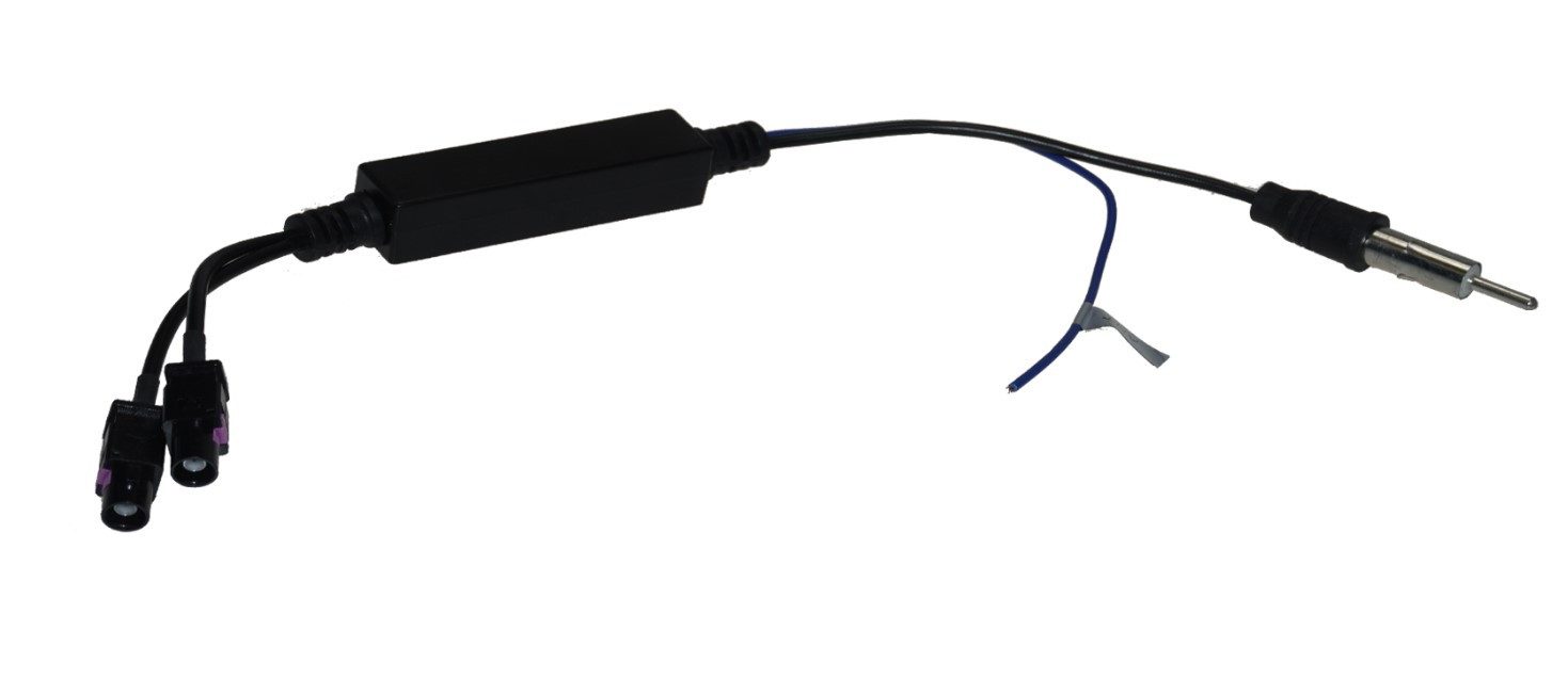 TAFFIO DOPPEL FAKRA Phantom Antennen Adapter Fakra DIN ISO für VW Audi Skoda KFZ Adapter