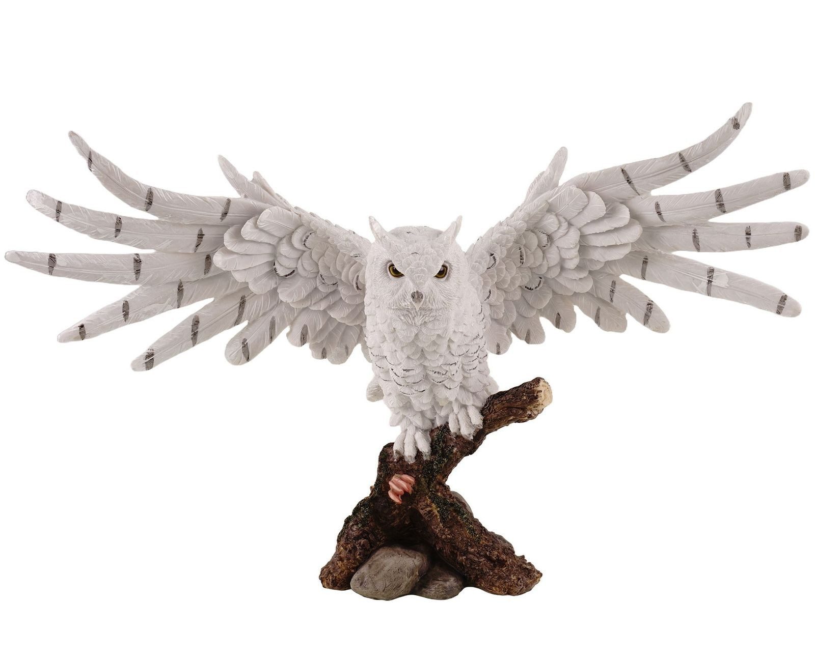 Kremers Schatzkiste Dekofigur Kremers Schatzkiste Dekofigur Eule 38cm weiß Skulptur Deko Figur Tier