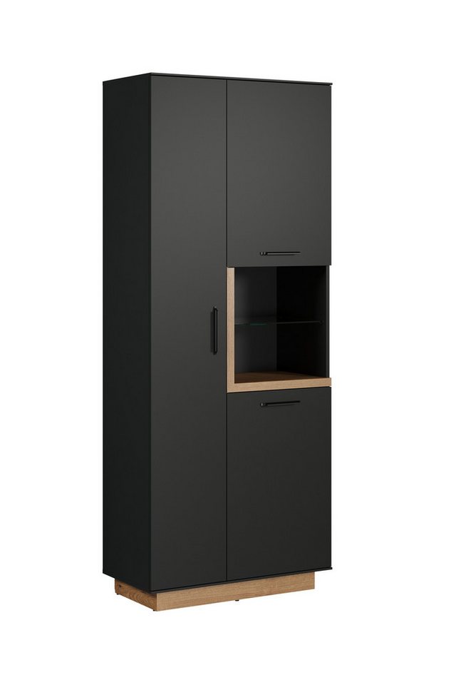 Möbelando Vitrine Synnax 80 X 199 X 40 Cm Bht