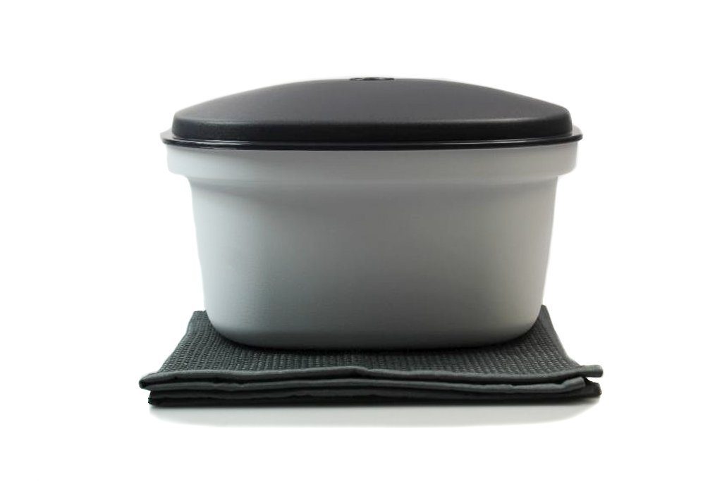 TUPPERWARE Back-Set Thermo-Duo Siebservierer 2,25 L + GLASTUCH