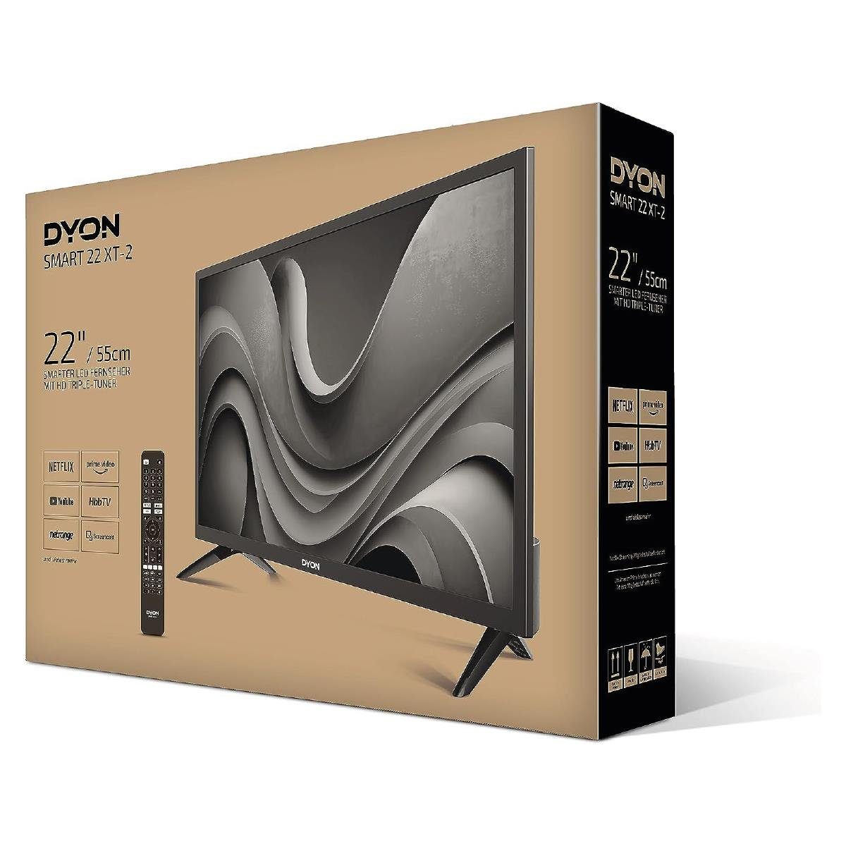 Dyon SMART 22 XT-2 LED-Fernseher (55 cm/22 Zoll, Full HD, Smart-TV ...