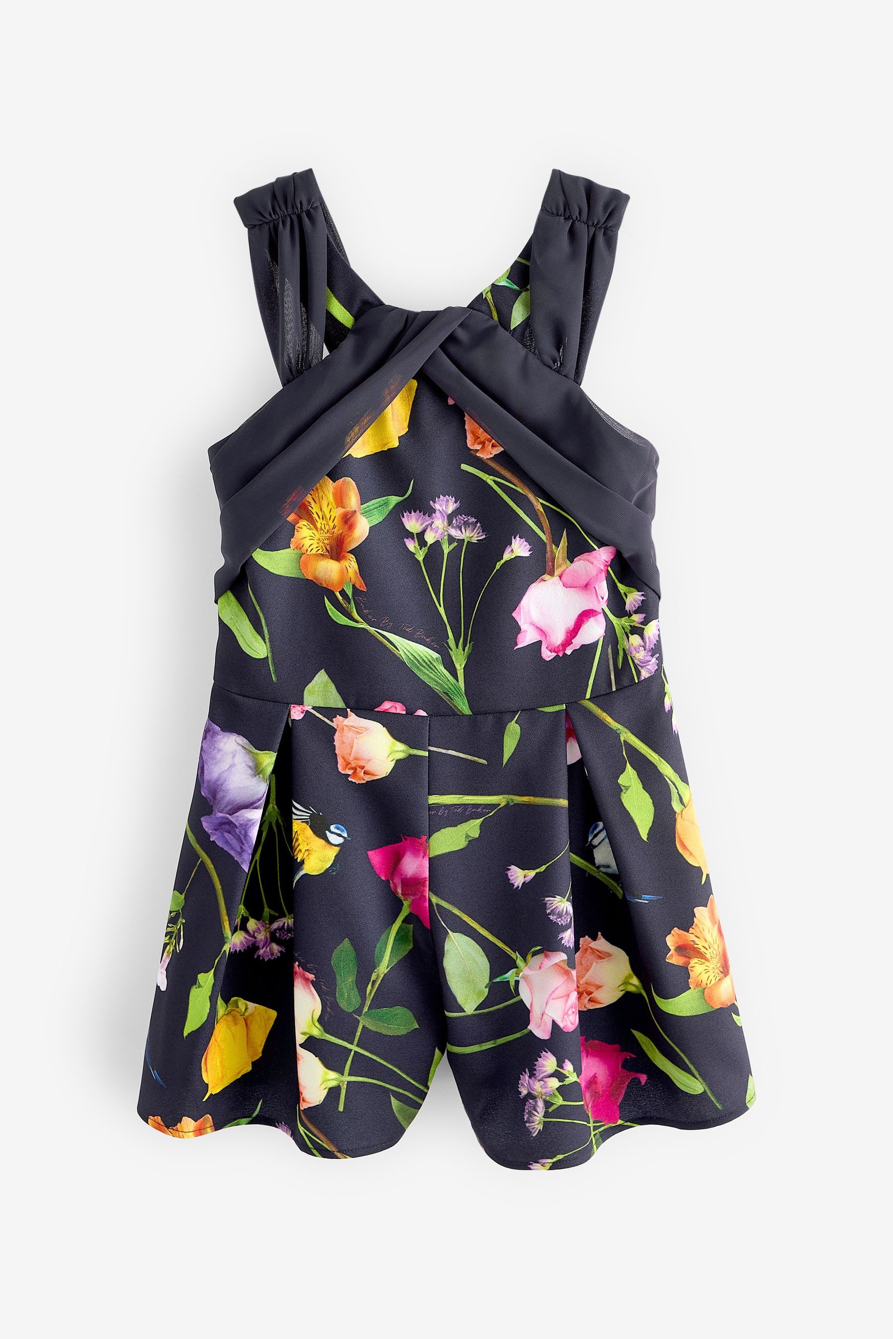 Baker by Ted Baker Playsuit Baker by Ted Baker Geblümter Chiffon ...