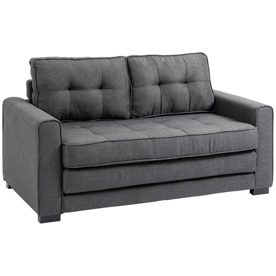Homcom Schlafsofa Sofa Mit Bettfunktion Polstersofa Mit Stauraum