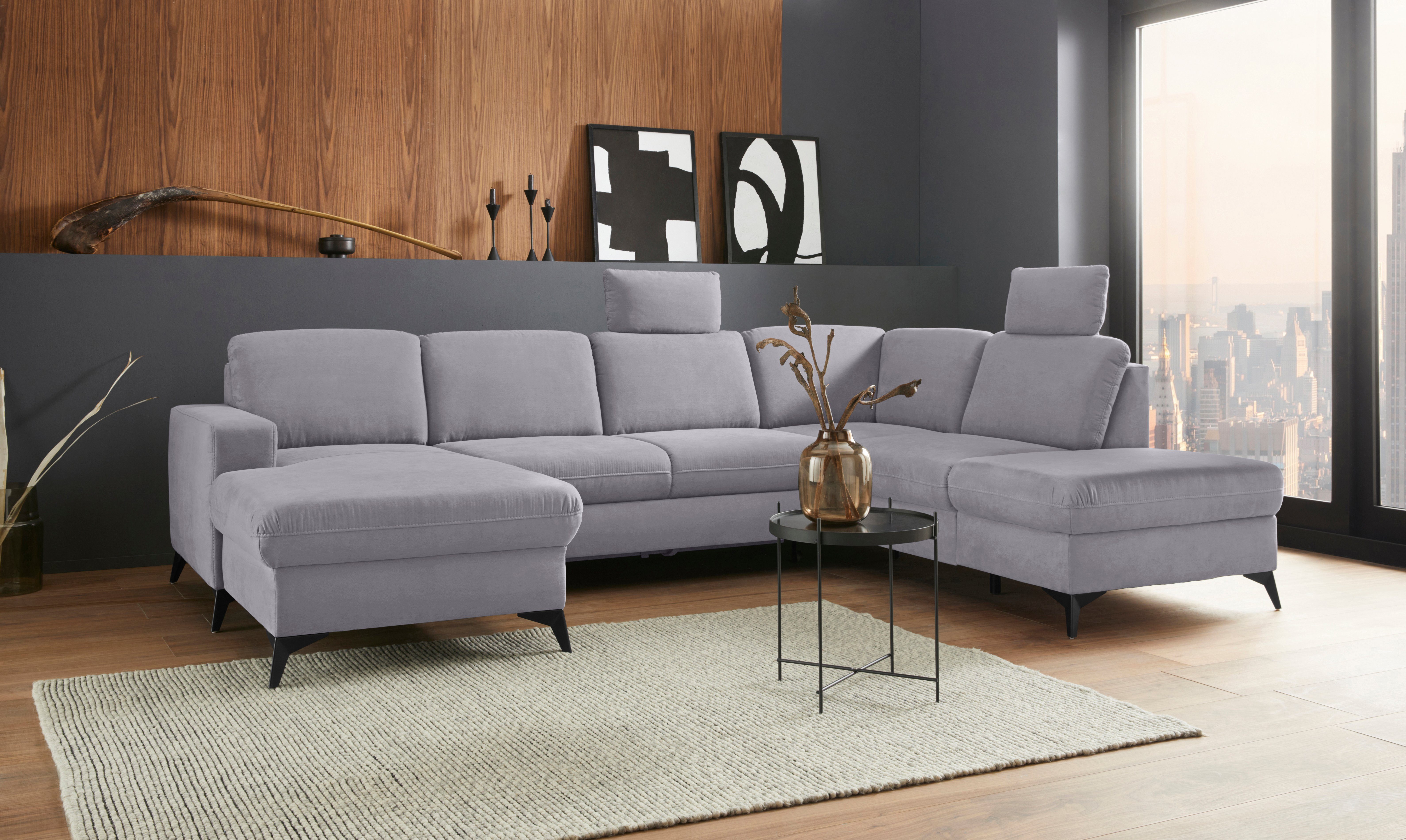 Places Of Style Wohnlandschaft Lolland Wahlweise Mit Bettfunktion Und
