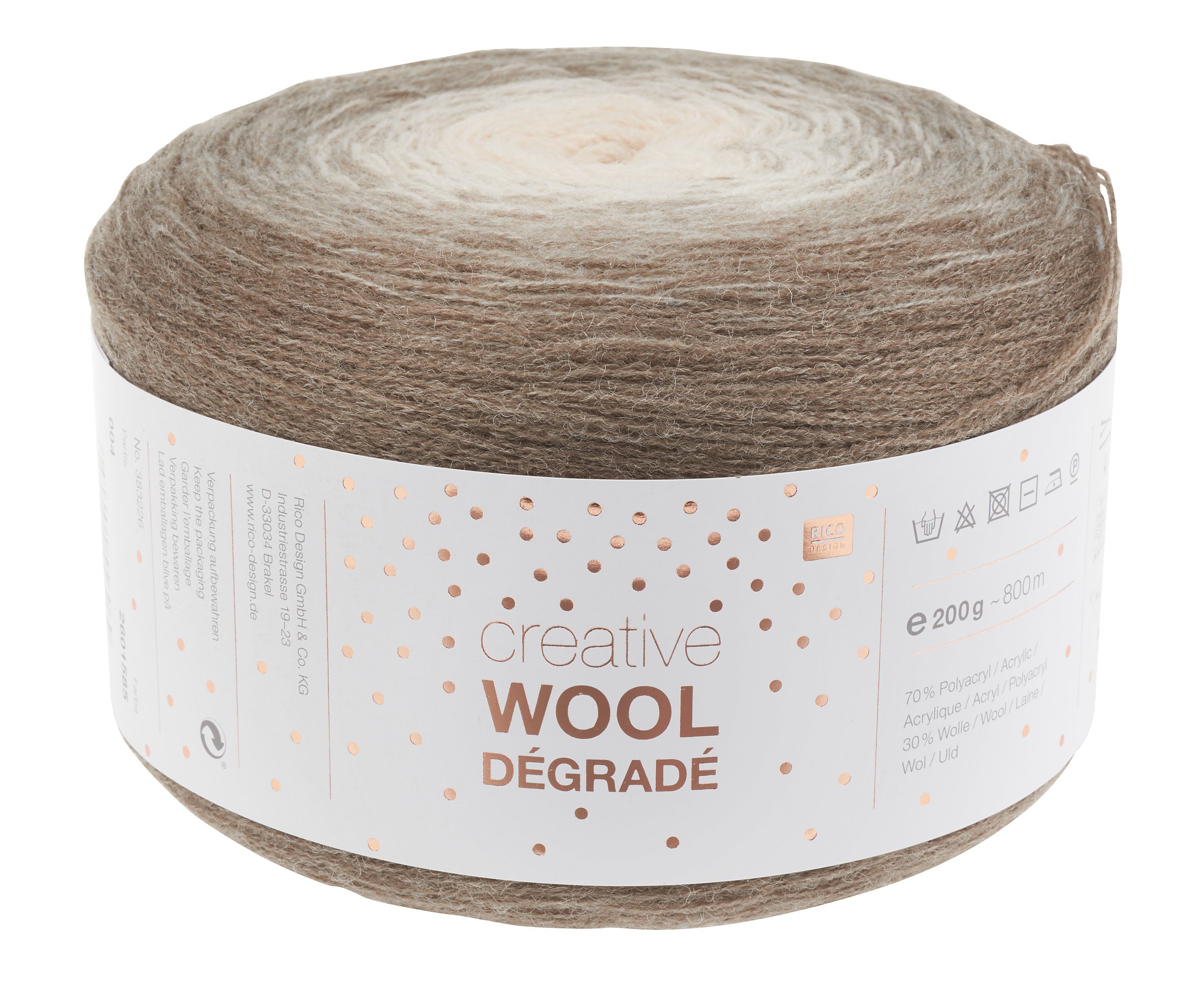 Rico Design Creative Wool Degrade & Super6 Farbverlaufswolle Stricken ...
