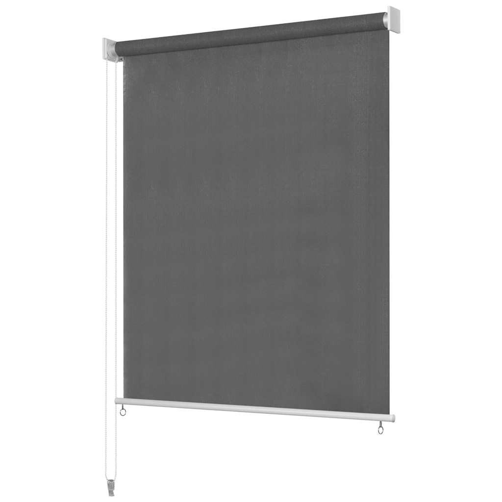 Rollo Außenrollo 405 (B) x 140 (H) cm Cremeweiß, vidaXL