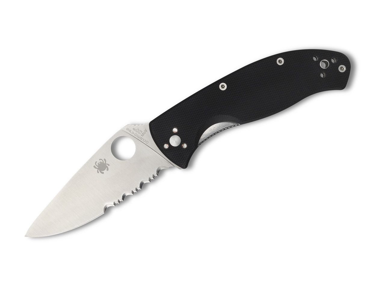 Spyderco Taschenmesser Taschenmesser Tenacious Satin Combination ...