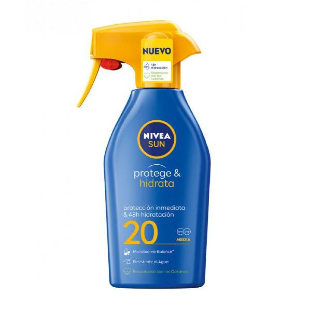 Nivea Sonnenschutzcreme Sun Protect And Hydrate Sun Spray Spf20 270ml ...