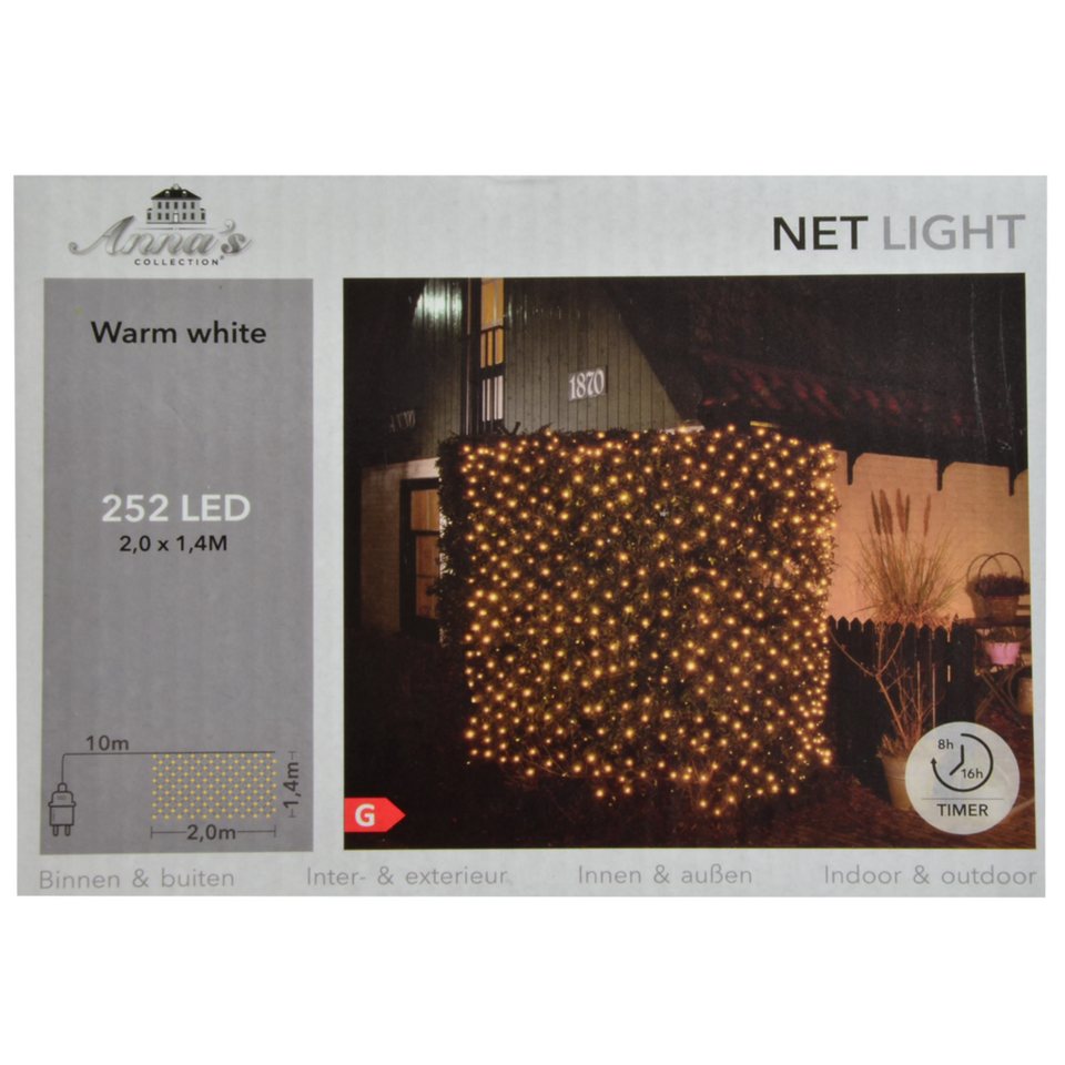 Coen Bakker Led Lichterkette Led Lichterketten Netz 252 Led 2 X 14 M