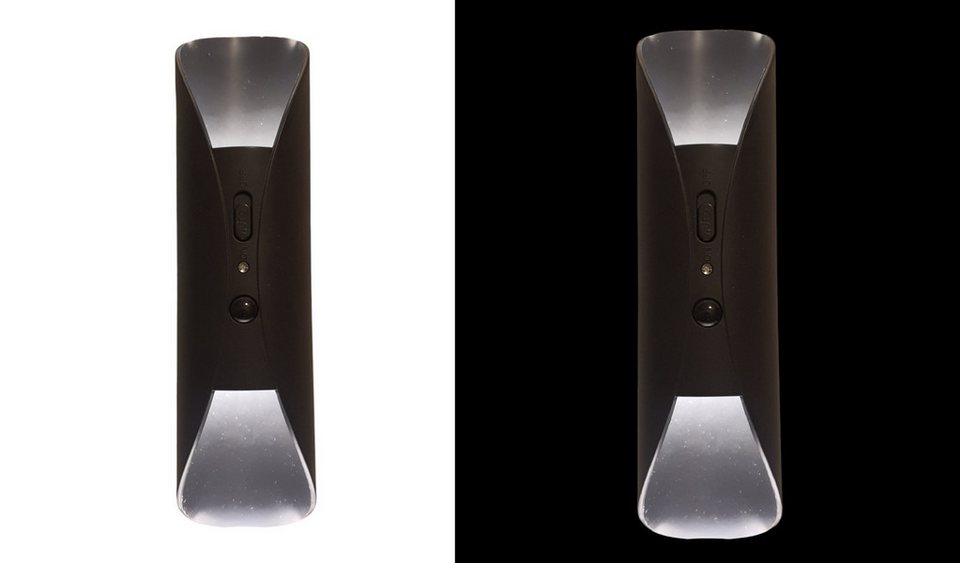 Zd Trading Led Außen Wandleuchte Wandlampe Mit Sensor Aufladbar Sensor