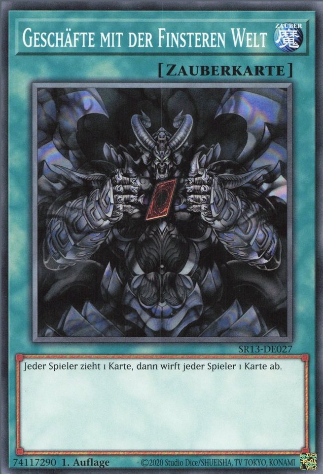 Recollectibles Sammelkarte Yugioh Karte Geschäfte Mit Der Finsteren
