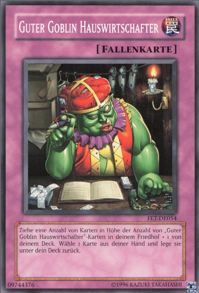 Recollectibles Sammelkarte Yugioh Karte Guter Goblin Hauswirtschafter