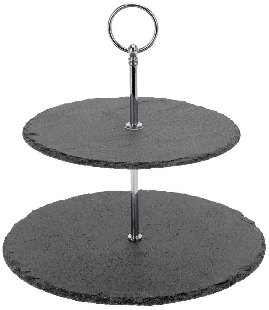 Excellent Houseware Servierständer, Schiefer, (einzeln, 0-tlg., einzeln)