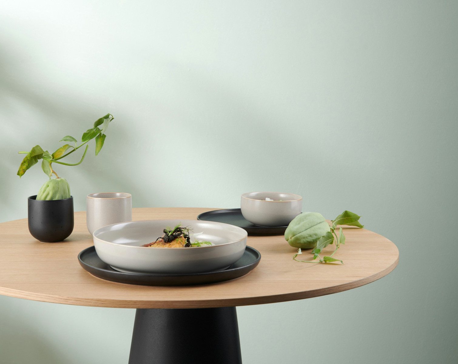 ASA SELECTION Speiseteller COPPA Speiseteller tofu 26,5cm Set6, Geschirr