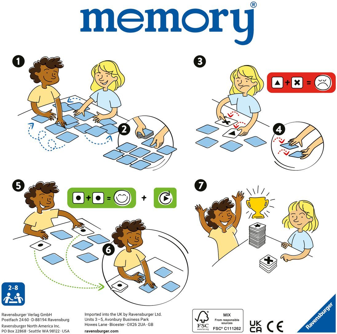 Ravensburger Spiel Classic memory®, Merkspiel, Made in Europe
