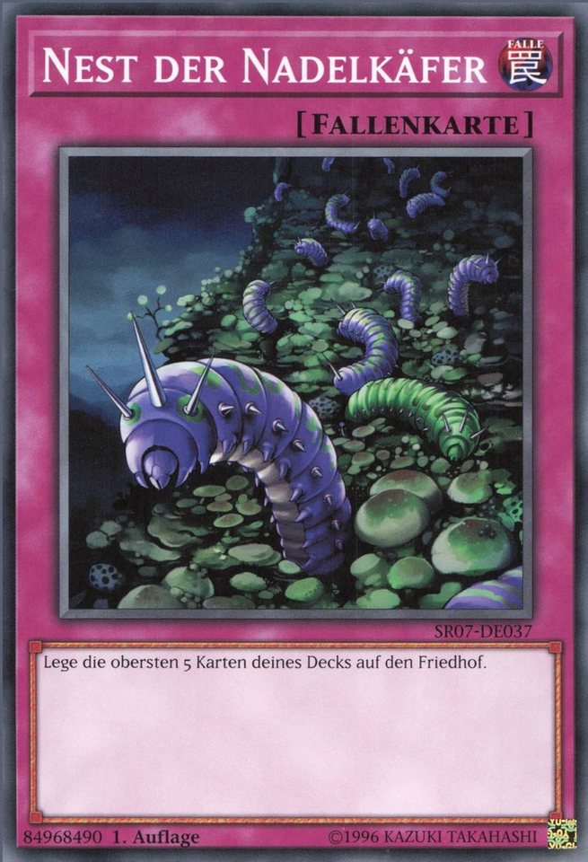 Recollectibles Sammelkarte Yugioh Karte Nest Der Nadelkäfer Deutsch Yu