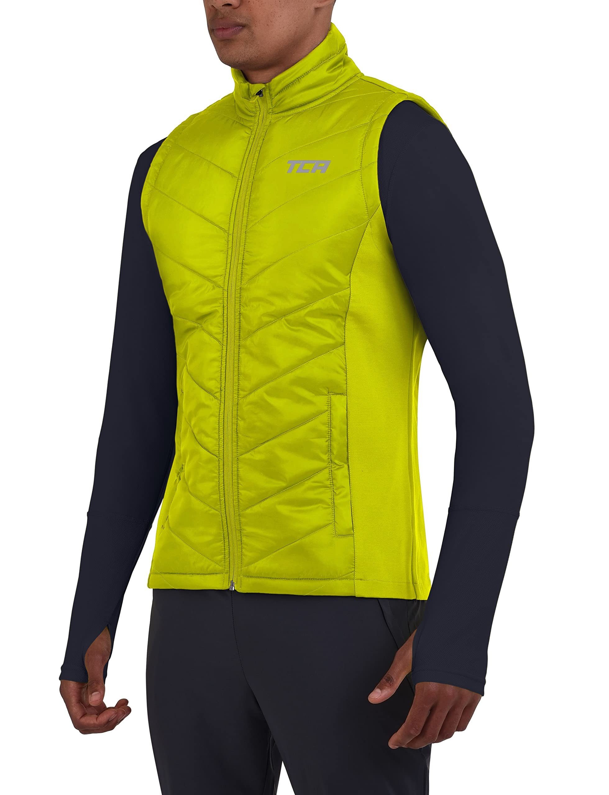 Tca Kurzjacke Tca Herren Excel Runner Weste Grün Xl