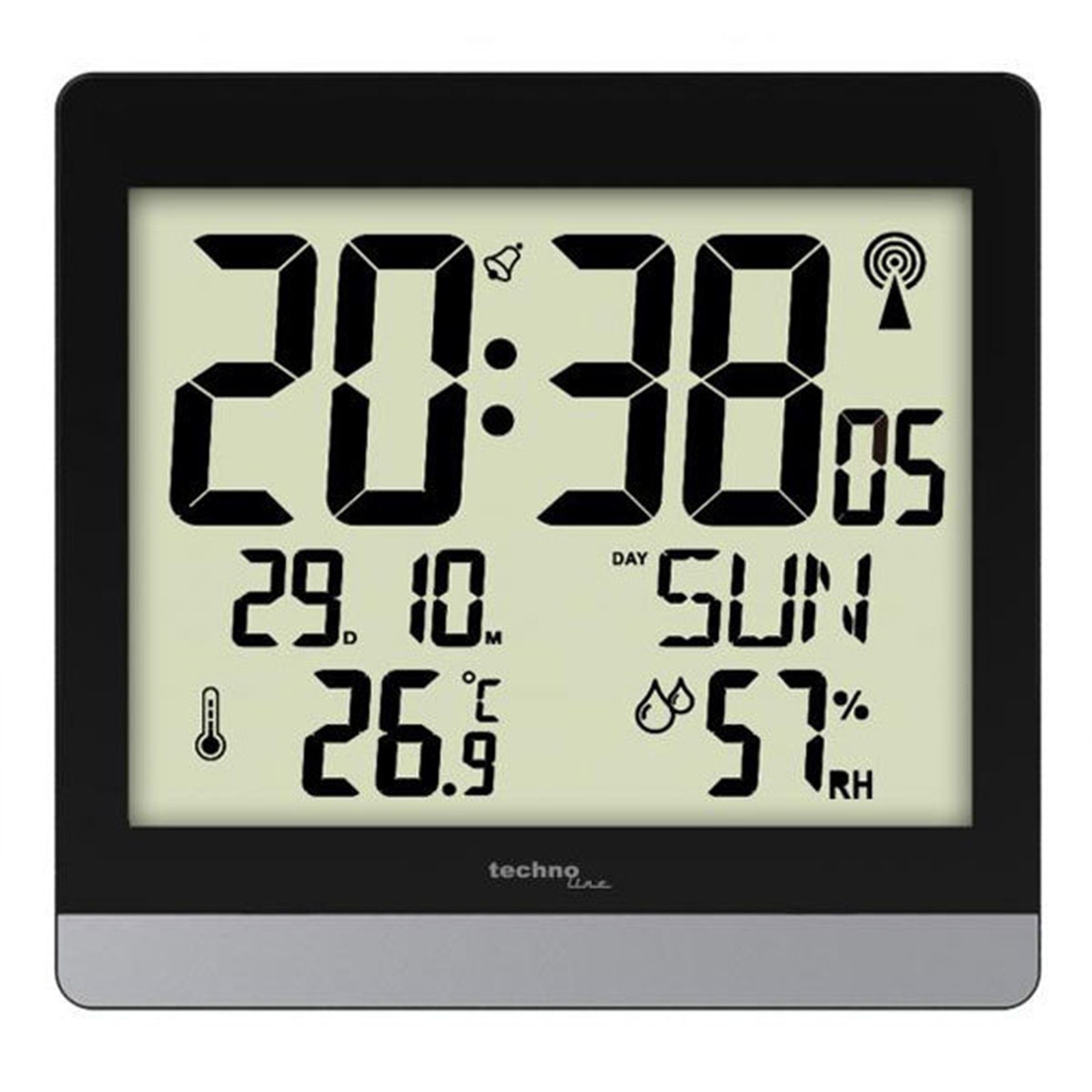 technoline Wecker WS 8014 Funkwecker, Alarm Clock