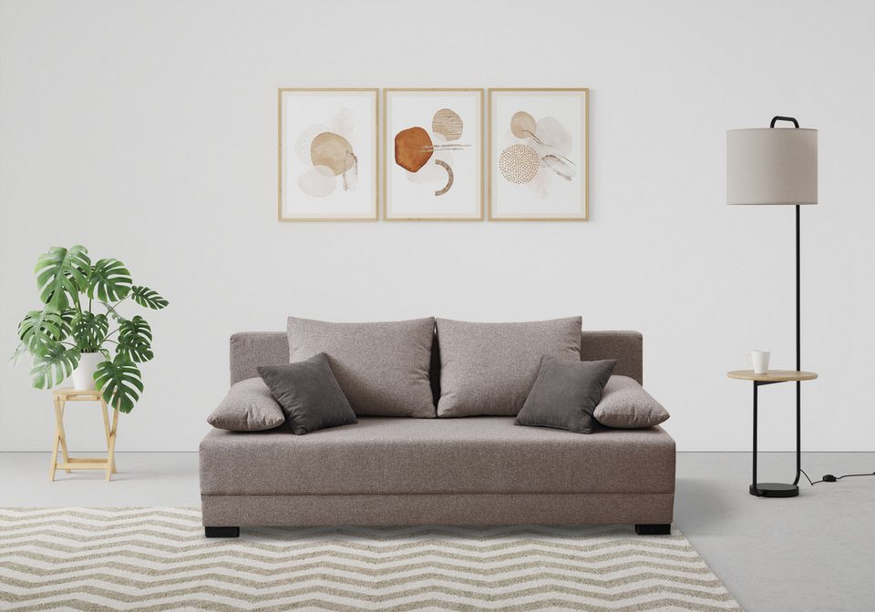 Inosign Schlafsofa Sierra 198 Cm Mit Bettfunktion 150198 Cm Und
