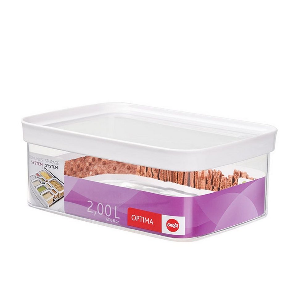 Emsa Vorratsdose Trockenvorratsdose Rechteckig 2000 Ml Optima