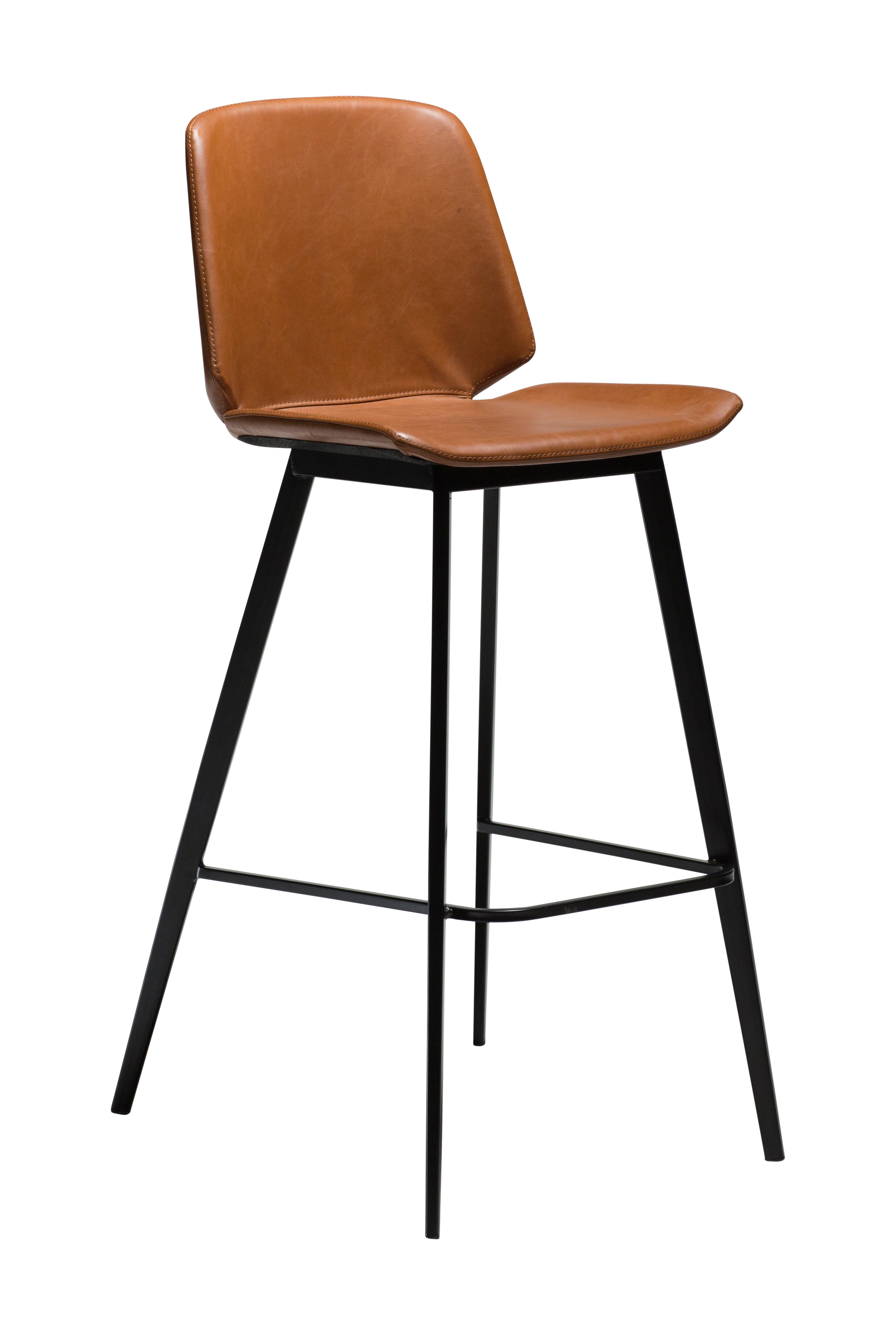 Ebuy24 Barhocker 2er Set Danform Swing Barhocker Vintage Hellbraun