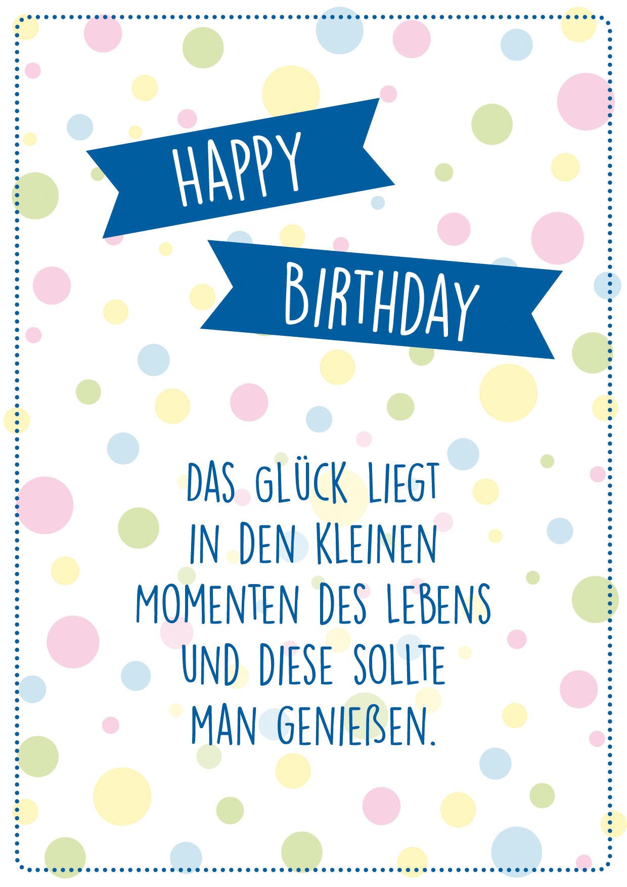 BSB Grußkarten Geburtstag - A4 - Glückwunschkarte im Format 21 x 29,7 cm mit
