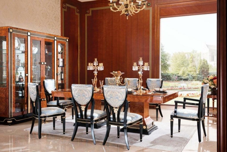 Jvmoebel Stuhl Edles Designer Stuhl Set 8 X Sessel Stühle Barock