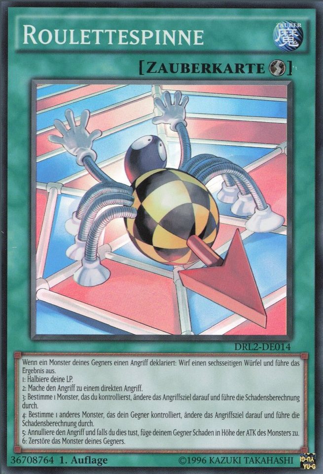 Recollectibles Sammelkarte Yugioh Karte Roulettespinne Deutsch Yu Gi