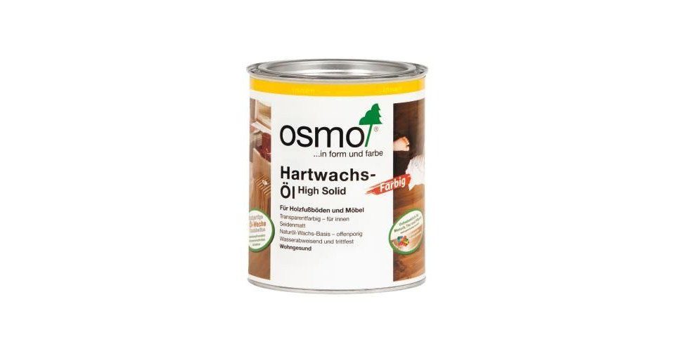Osmo Hartholzöl Osmo Hartwachs-Öl Original 750 ml farbig graphit, Holzmaserung bleibt erkennbar