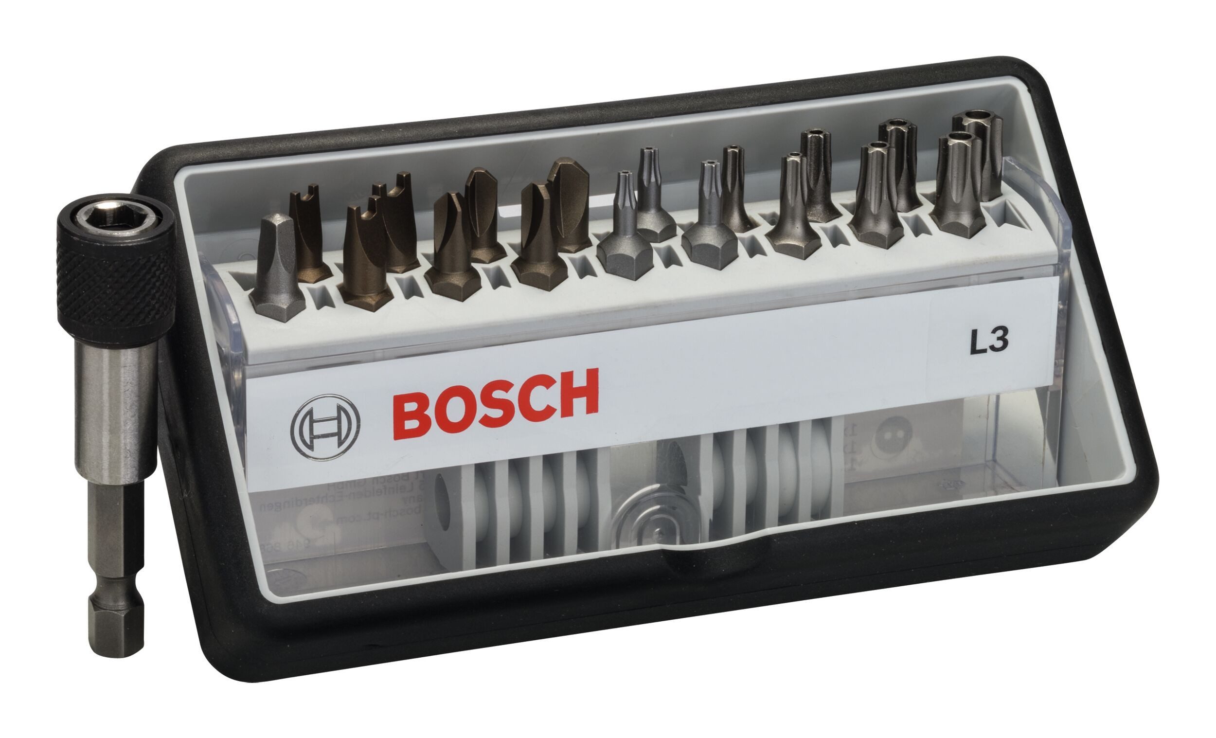 BOSCH Bit-Set, Robust Line L Schrauberbit Extra-Hart - Sicherh. Bits x ...