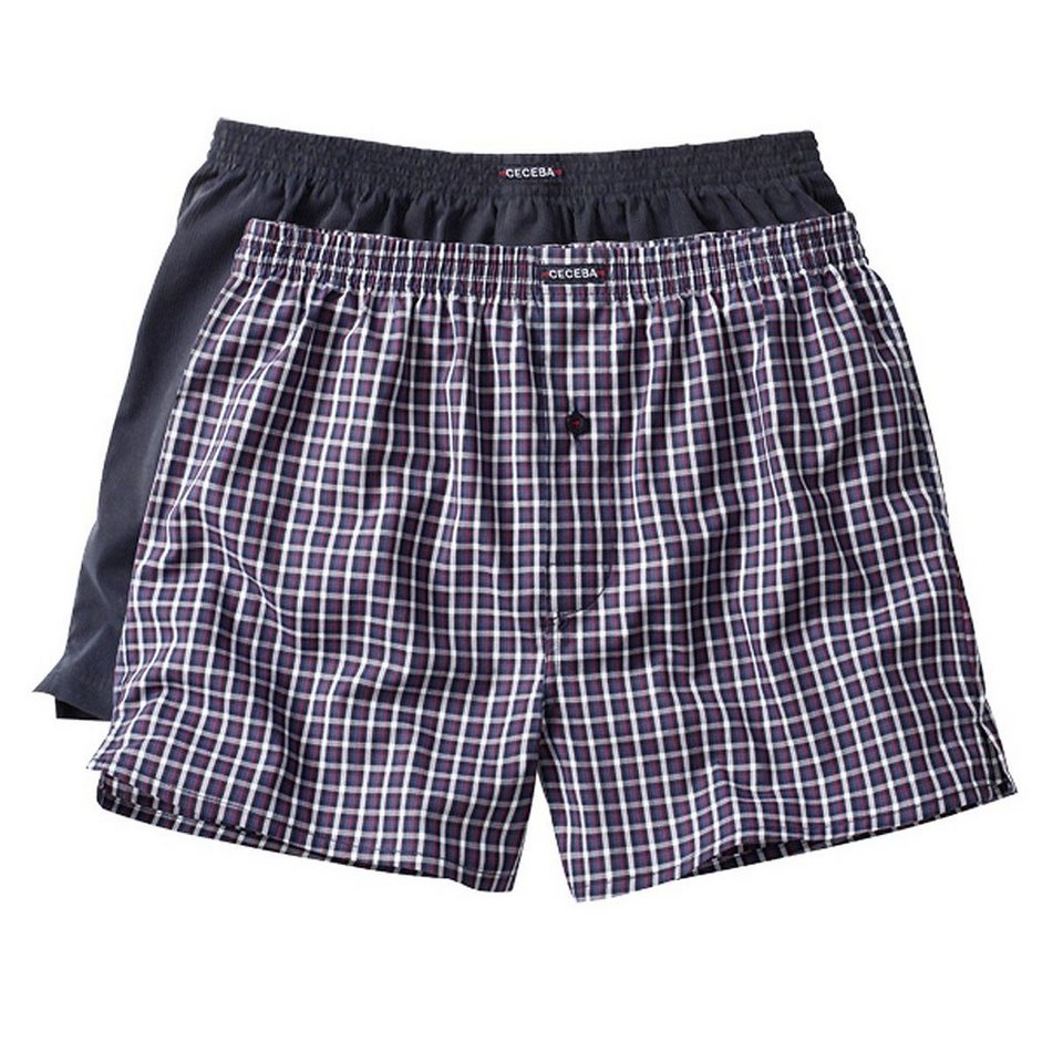 Ceceba Boxershorts Übergrößen Ceceba 2er Pack Boxershorts Dunkelblau