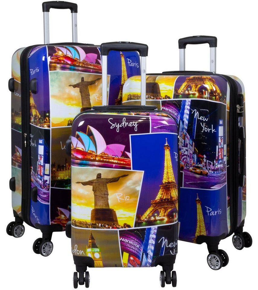 Warenhandel König Trolleyset Five Cities 4 Rollen Gr M L Und Xl 3