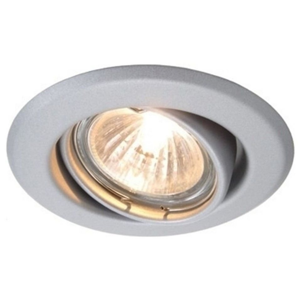 Deko Light Einbauleuchte Deckeneinbaustrahler In Silber Matt Rund Gu53