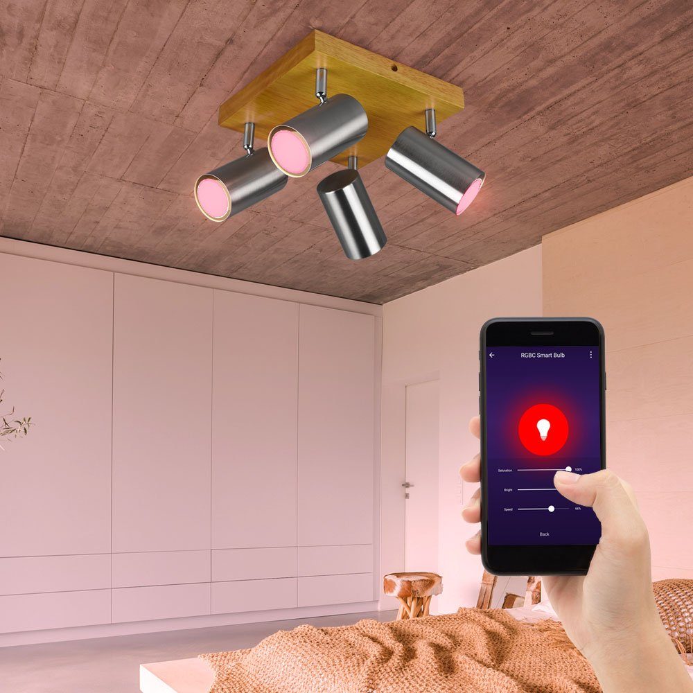 Etc Shop Smarte Led Leuchte Leuchtmittel Inklusive Kaltweiß Warmweiß